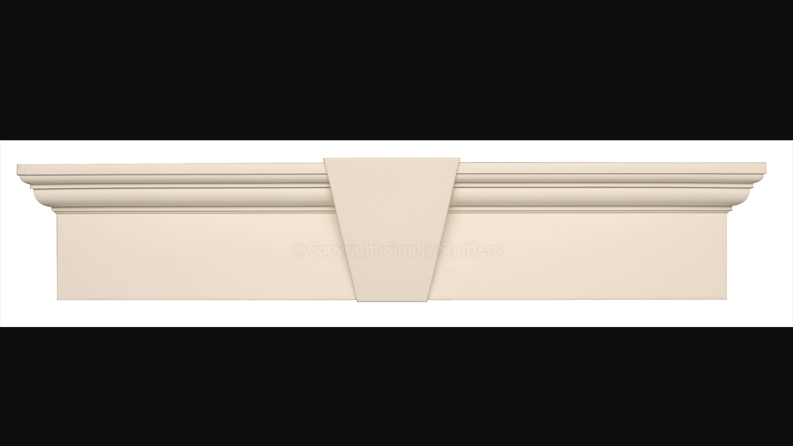 Vinyl Window Header (9" High) | Simply Shutters
