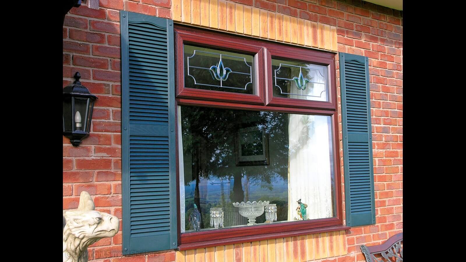 Ready Made Decorative Louvre Window Shutters | Simply Shutters