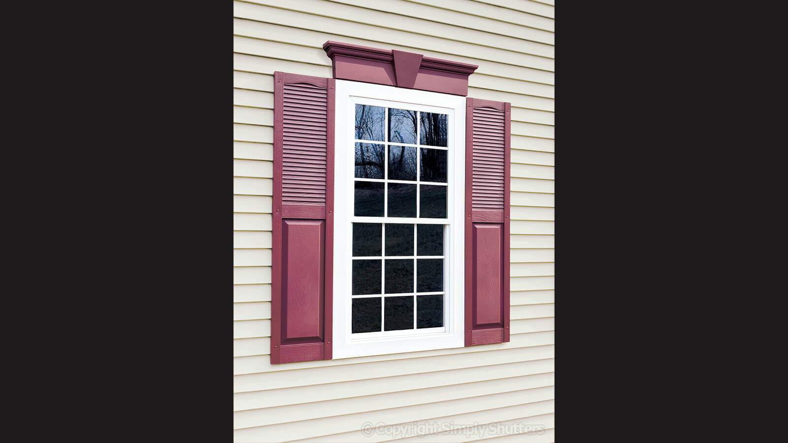 Vinyl Window Header (6" High) | Simply Shutters
