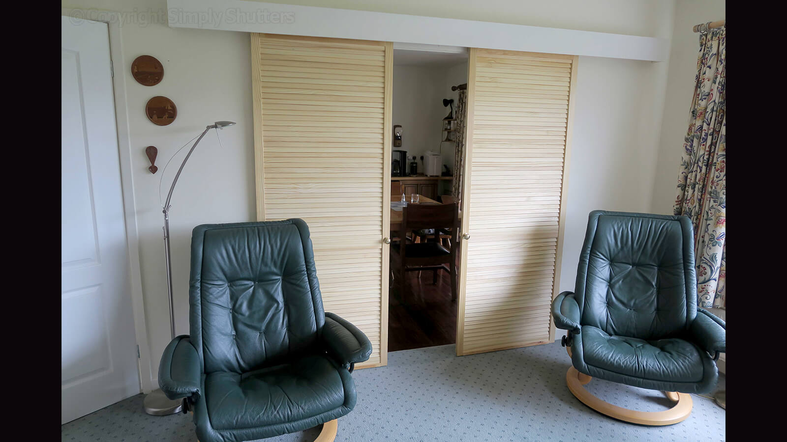 Internal Pine Louvre Doors | Simply Shutters