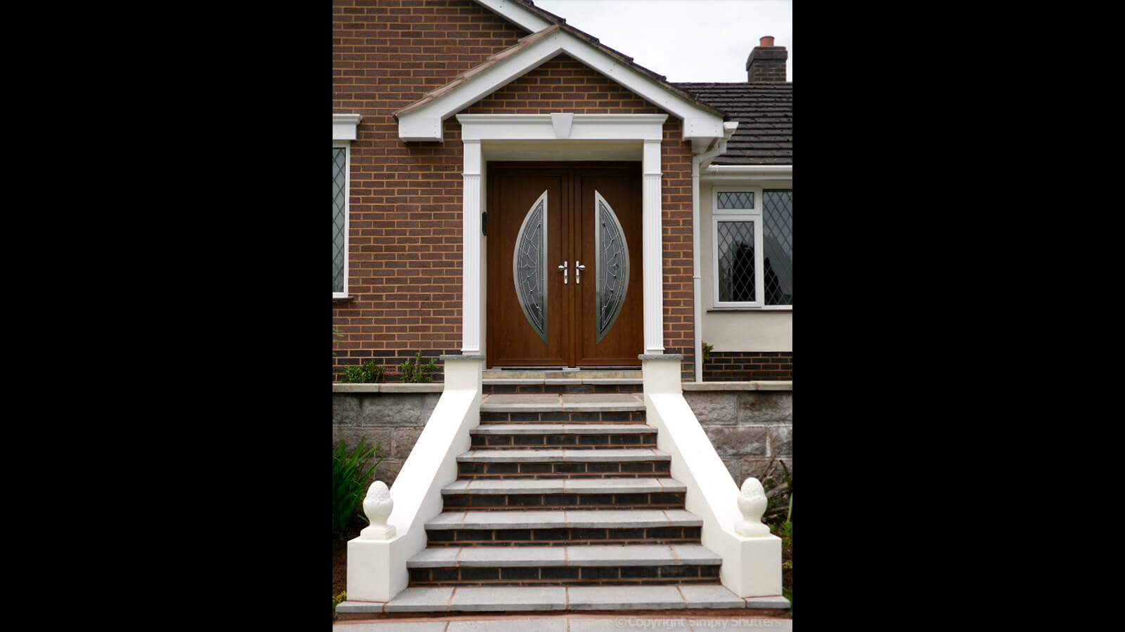 UPVC Georgian Door Surround Pilasters | Simply Shutters