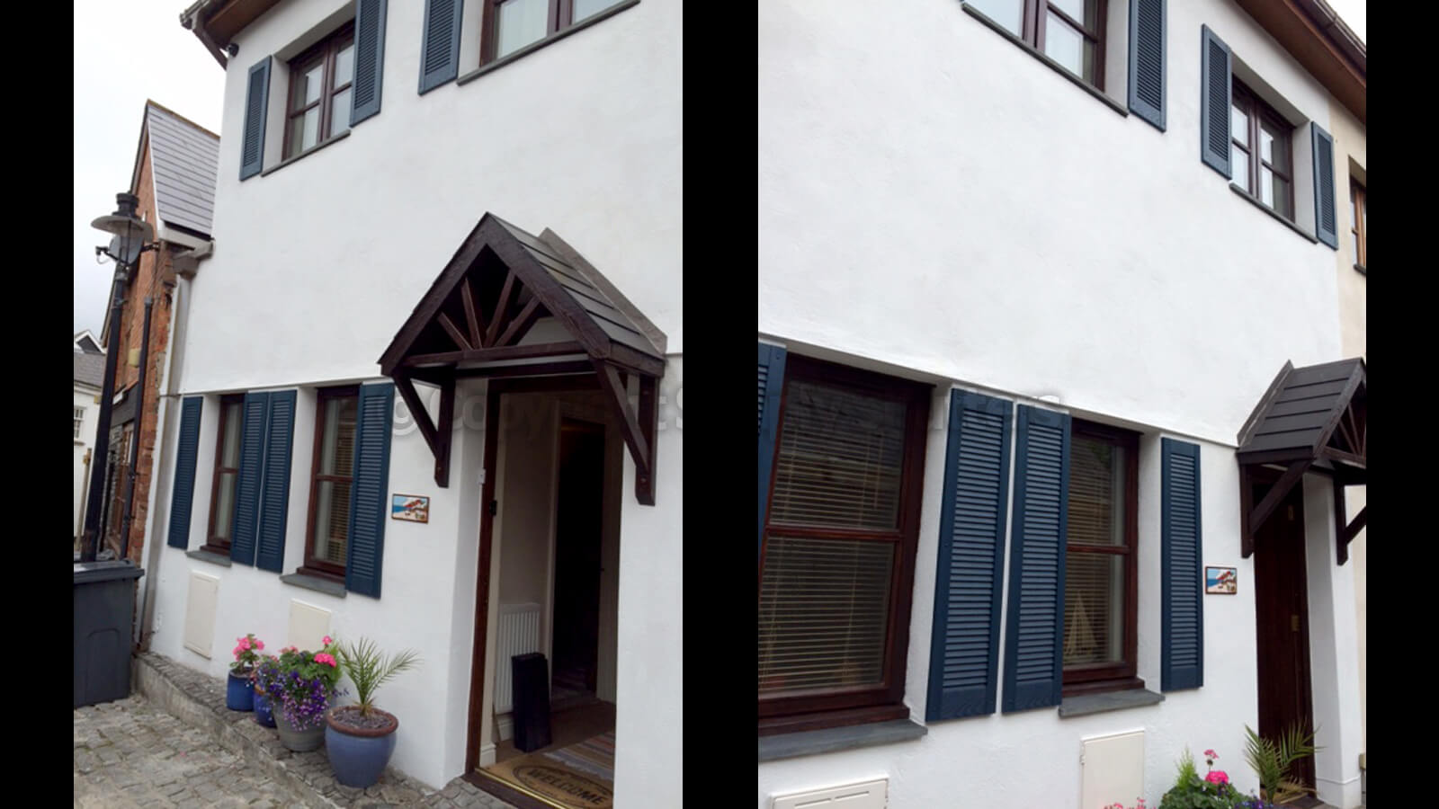 Custom Traditional Louvre Decorative Exterior Window Shutters | Simply ...
